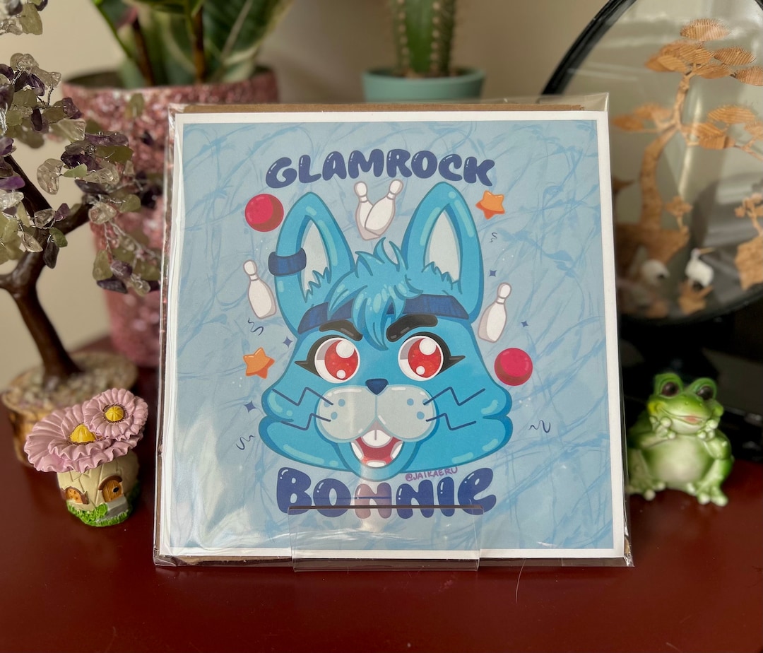 Chibi Glamrock Bowling Bunny Video Game 6x6 Print - Etsy