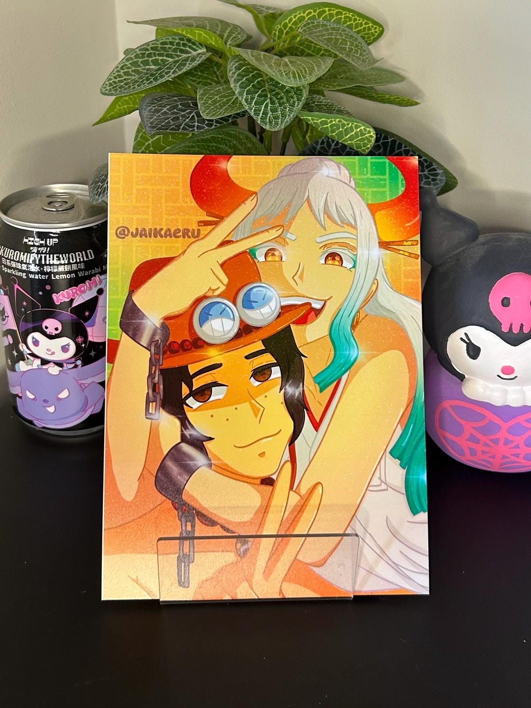 Anime Couple Art Print: Cowboy & Oni, Transgender Romance (5x7) - Etsy