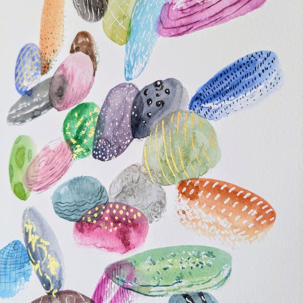 Stones Painting - Etsy