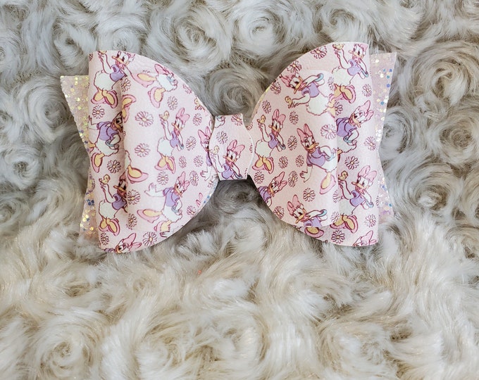 Daisy Duck Hair Bow, Donald Duck Girlfriend Hair Clip, Disney Daisy ...