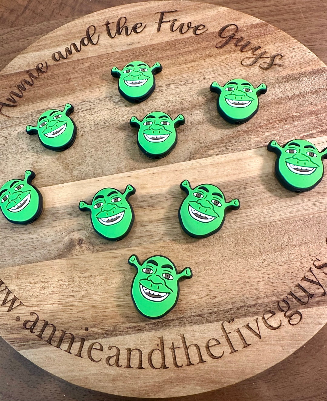 Shrek Silicone Focal Bead - Etsy