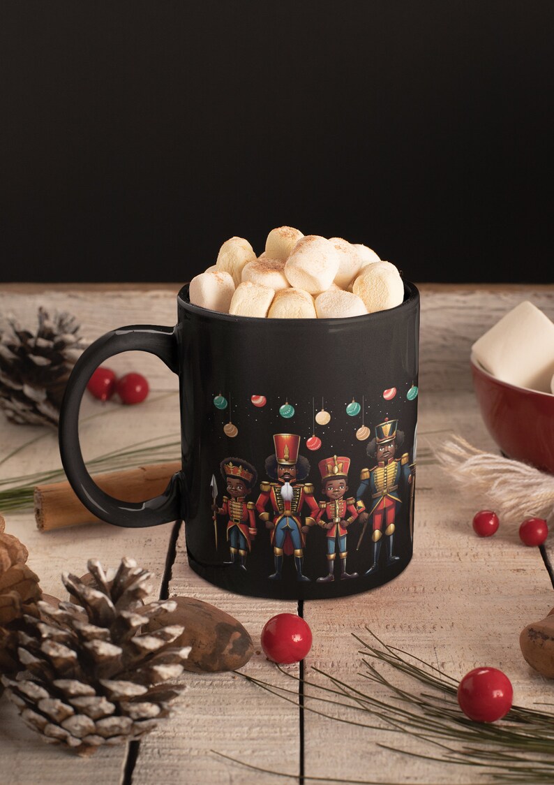 11 Oz. Black Nutcracker Mug, African American Christmas Mug, Gift for Women, Nutcracker Lover ...