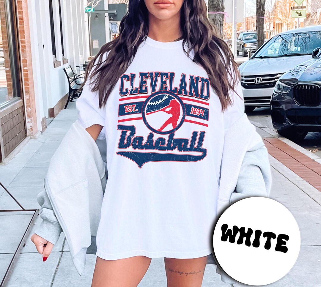 Vintage Cleveland Baseball Comfort Colors Shirt Trendy Baseball T Shirt ...