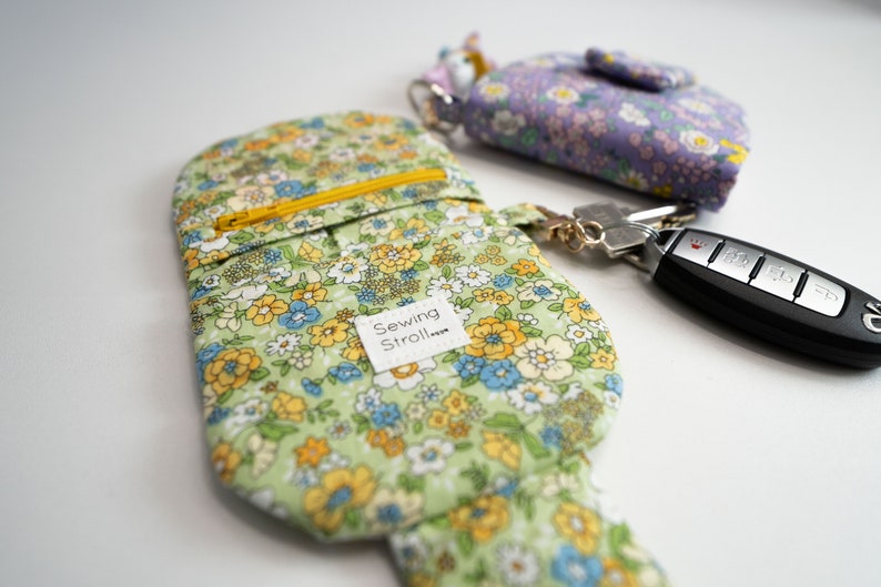 DIY Mini Wallet Andy Sewing Pattern Templates With Youtube Tutorial ...