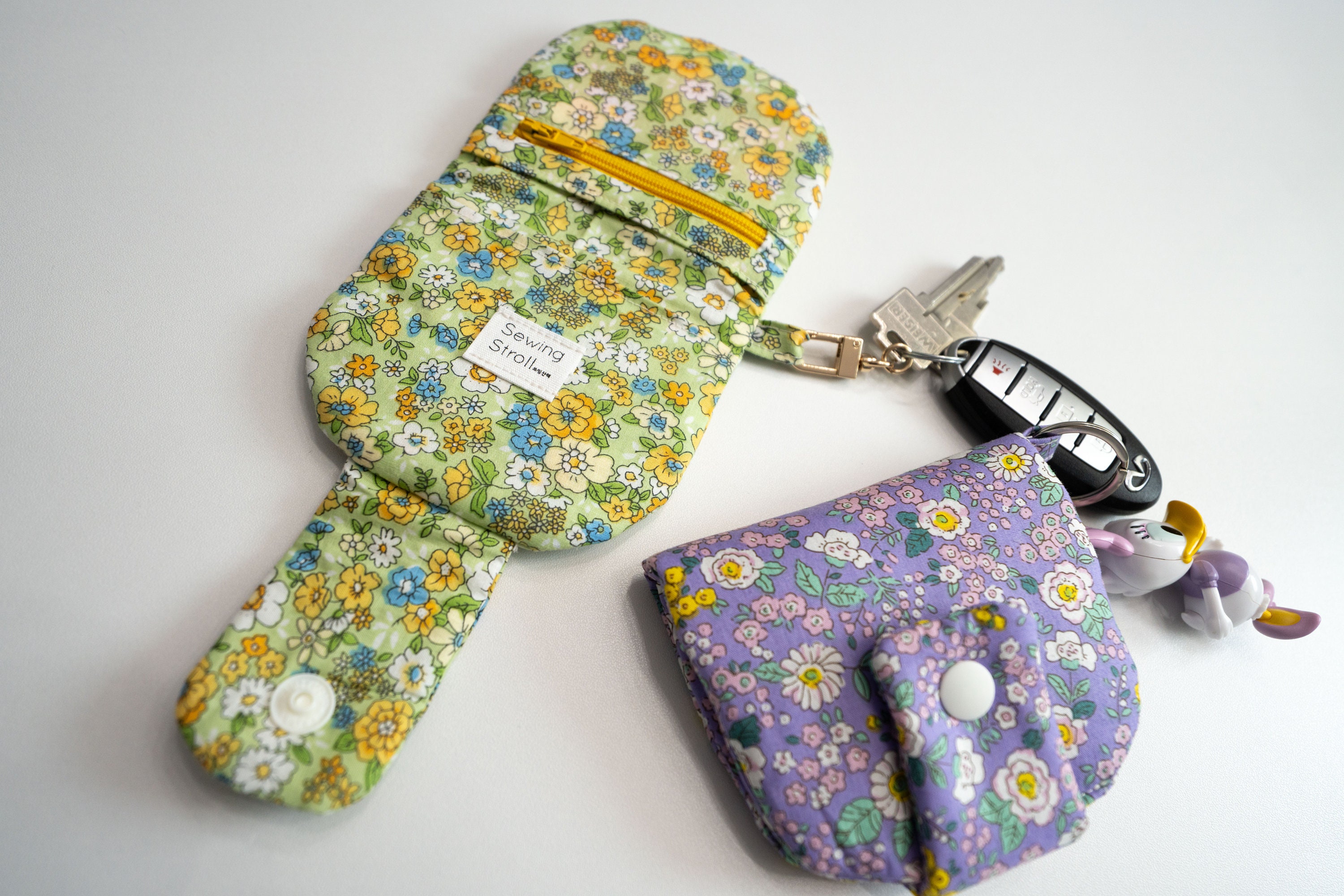 DIY Mini Wallet Andy Sewing Pattern Templates With Youtube Tutorial ...