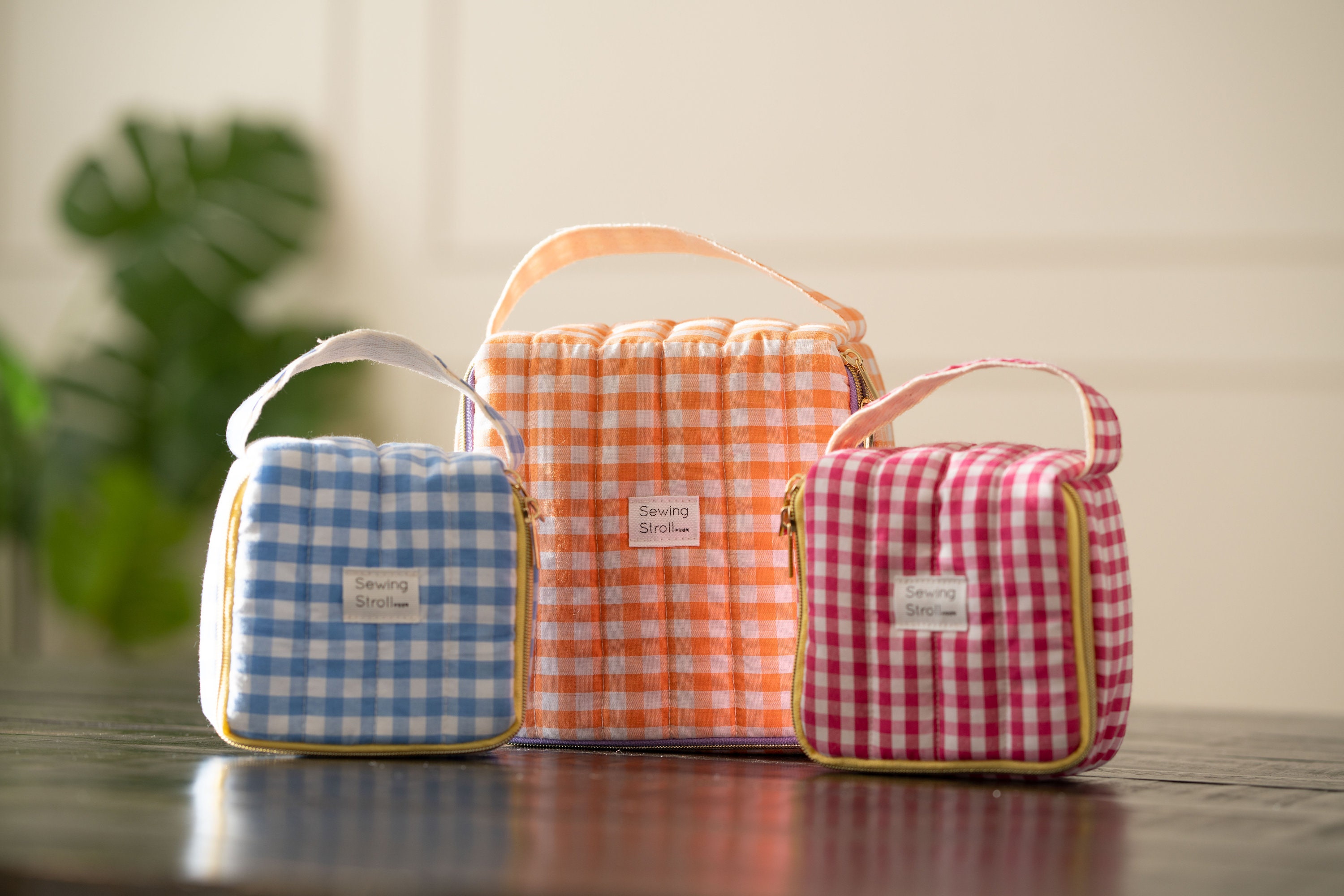 Amelia Makeup Bag PDF Sewing Pattern: Square Cosmetic Bag (2 Sizes ...