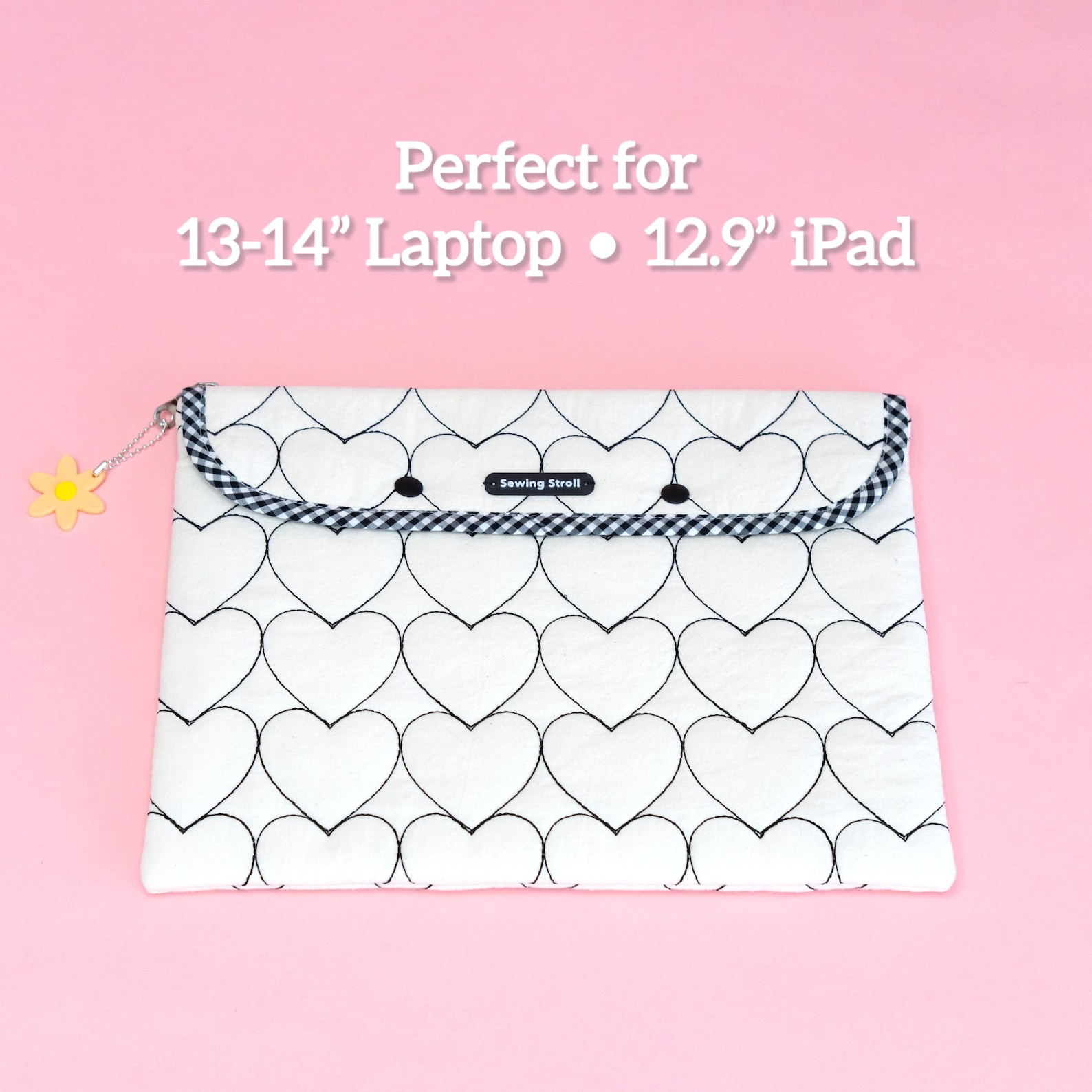 Laptop Sleeve & Tech Pouch PDF Sewing Pattern: 5 Sizes (digital ...