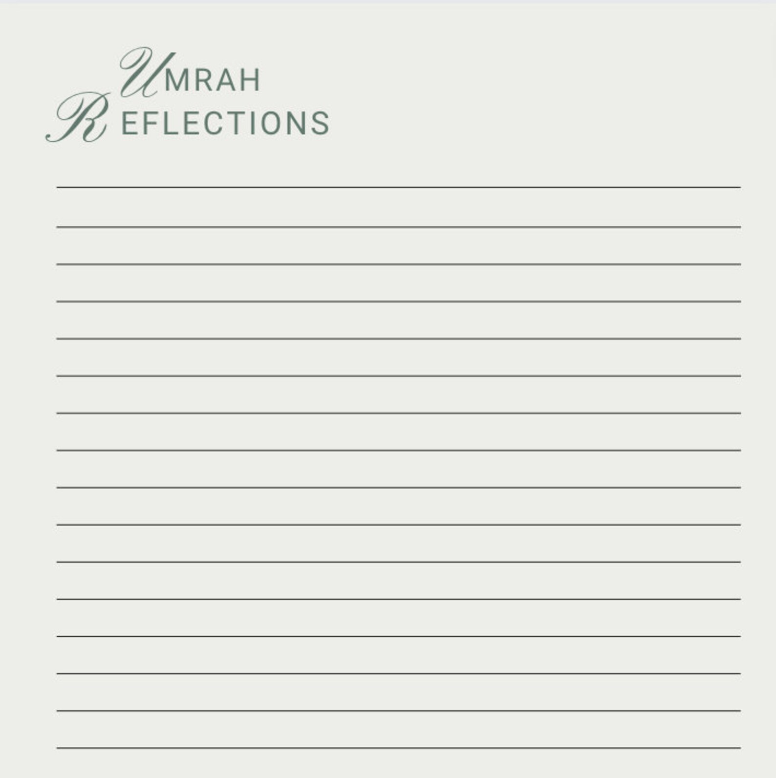 Umrah Travel Checklist - Etsy