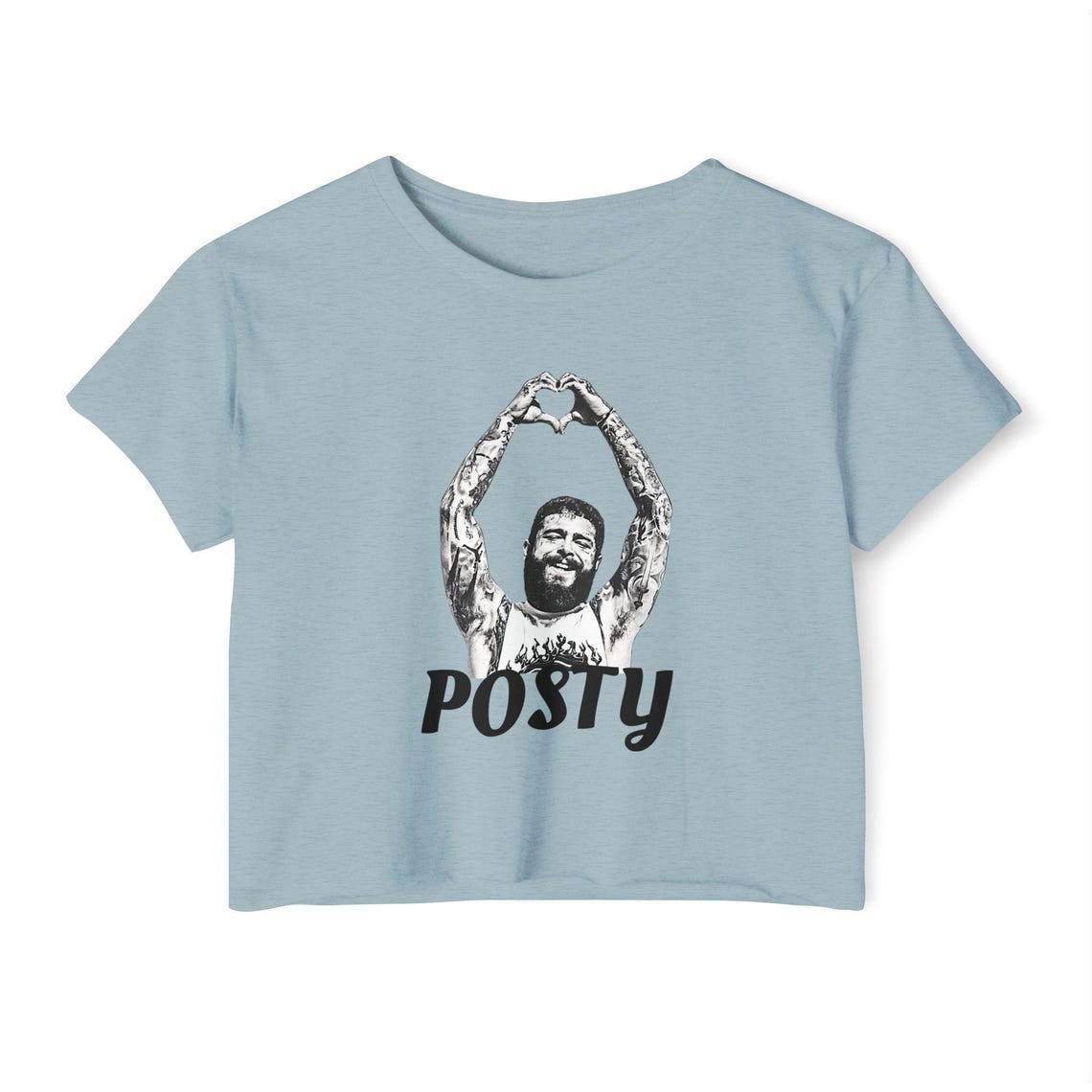 Post Malone Heart Hands Crop Top: Concert Merch - Etsy
