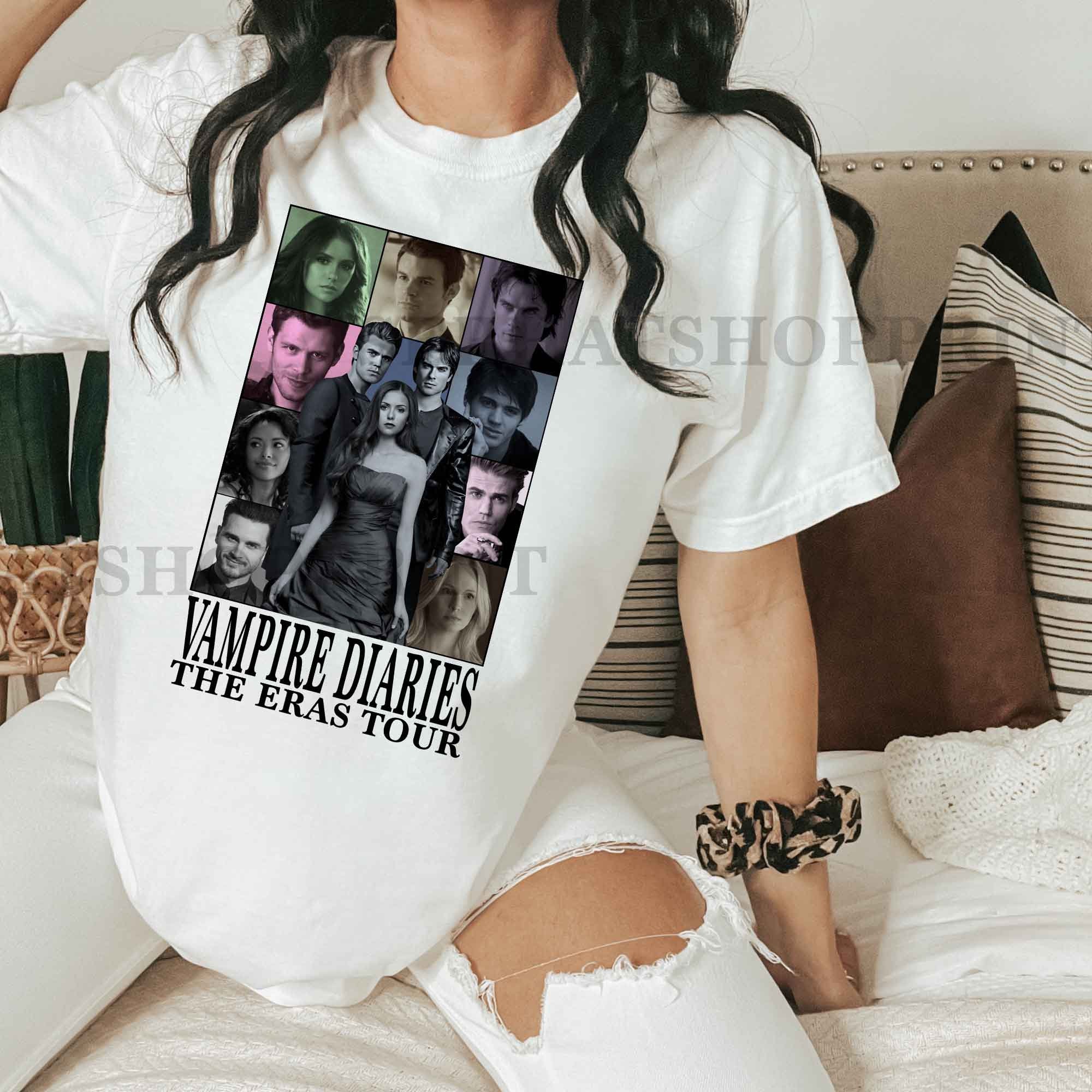 Vampire Diaries Fan T-shirt Vampire Diaries the Eras Tour T-shirt Damon ...