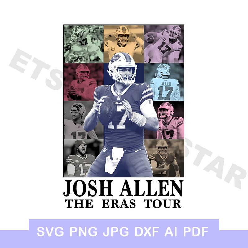 Josh Allen Svg - Etsy