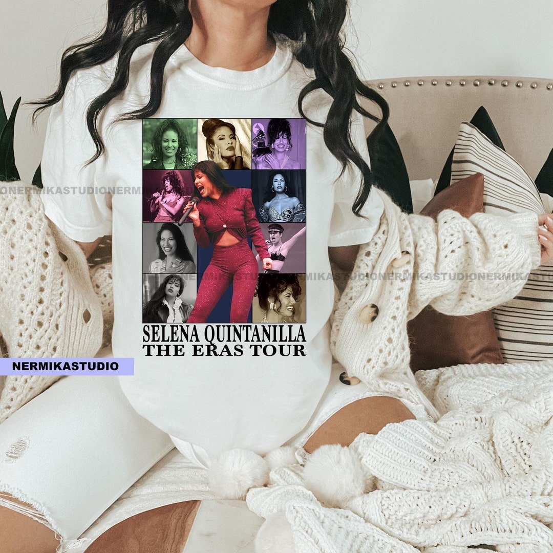 Selena Quintanilla T-shirt: Queen of Tejano Music, Eras Tour Fan Merch ...