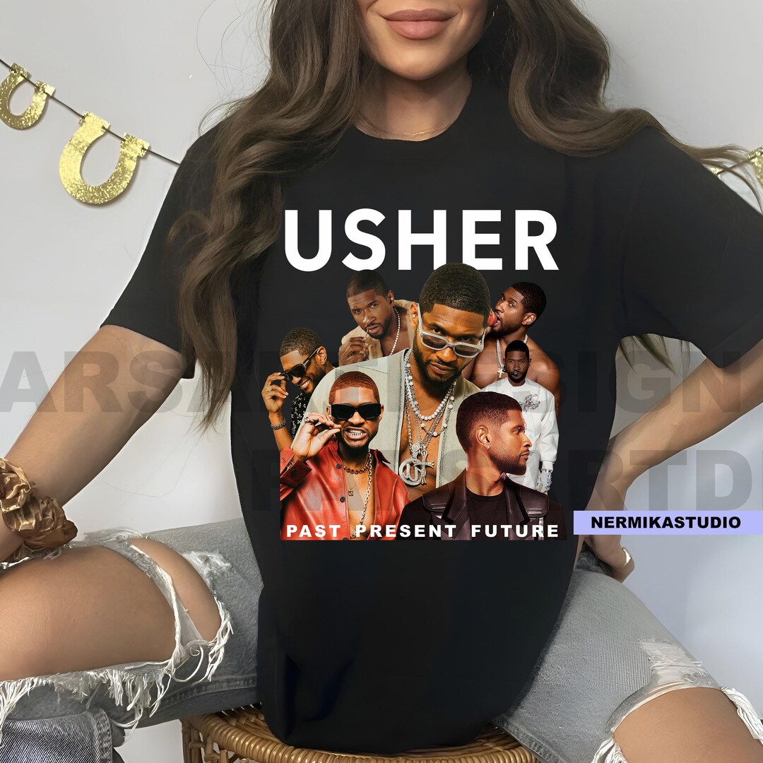 Usher World Tour Shirt Print Usher World Tour T-shirt Usher Past ...