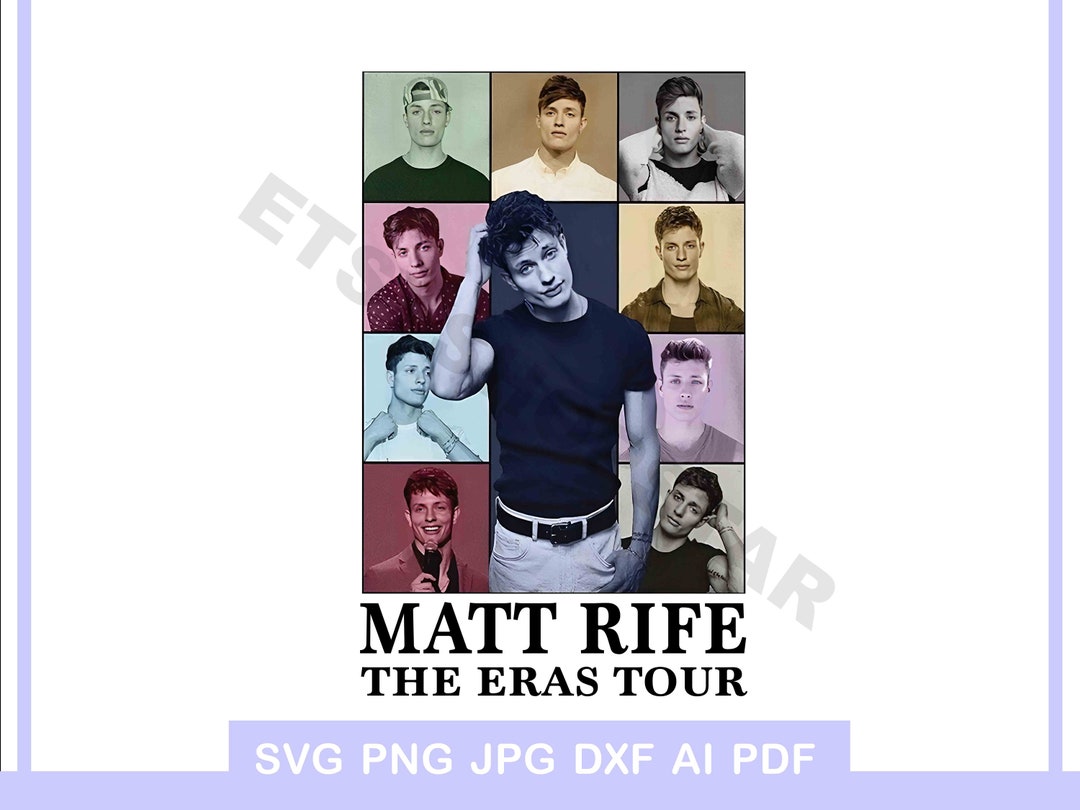 Matt Rife Eras Tour Png Matt Rife Print Png Digital Taylor Swift Tshirt ...