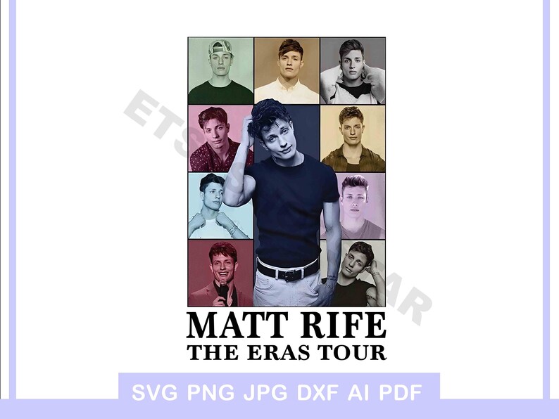 Matt Rife Eras Tour Png Matt Rife Print Png Digital Taylor Swift Tshirt ...