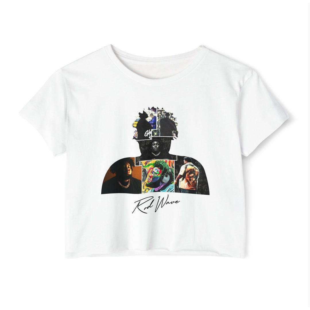 Rod Wave Last Lap World Tour Crop Top Rod Wave Albums Crop Shirt Rod ...