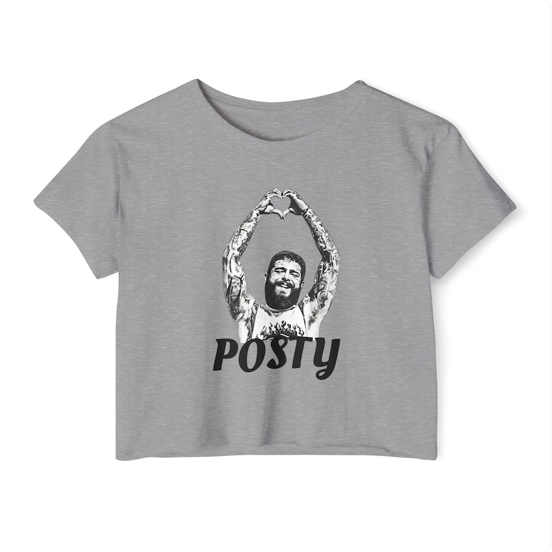 Post Malone Heart Hands Crop Top: Concert Merch - Etsy