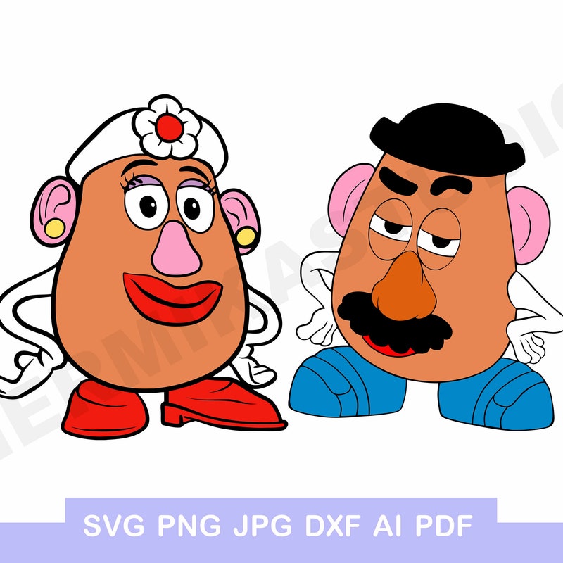 Mr. Potato Head Clipart - Etsy