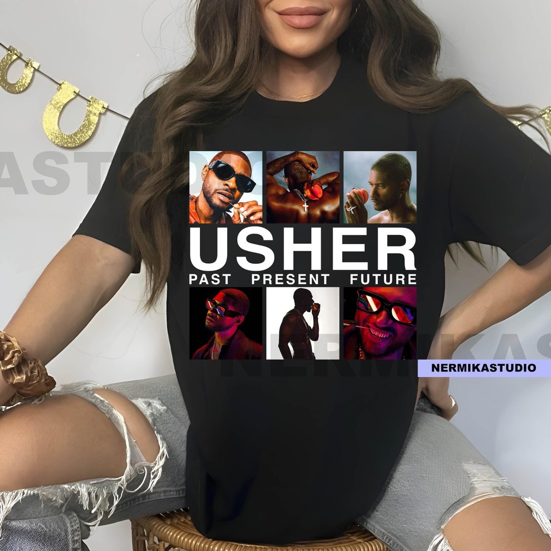 Usher Tour Merch Usher World Tour T-shirt Usher Past Present Future ...