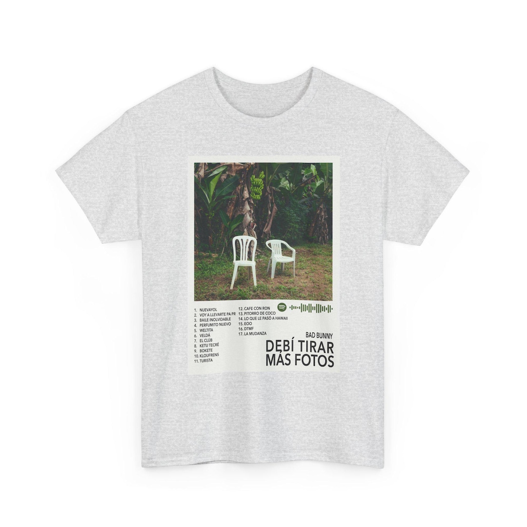 Dtmf Album Cover Graphic T-shirt: Puerto Rico, Bad Bunny, Benito ...
