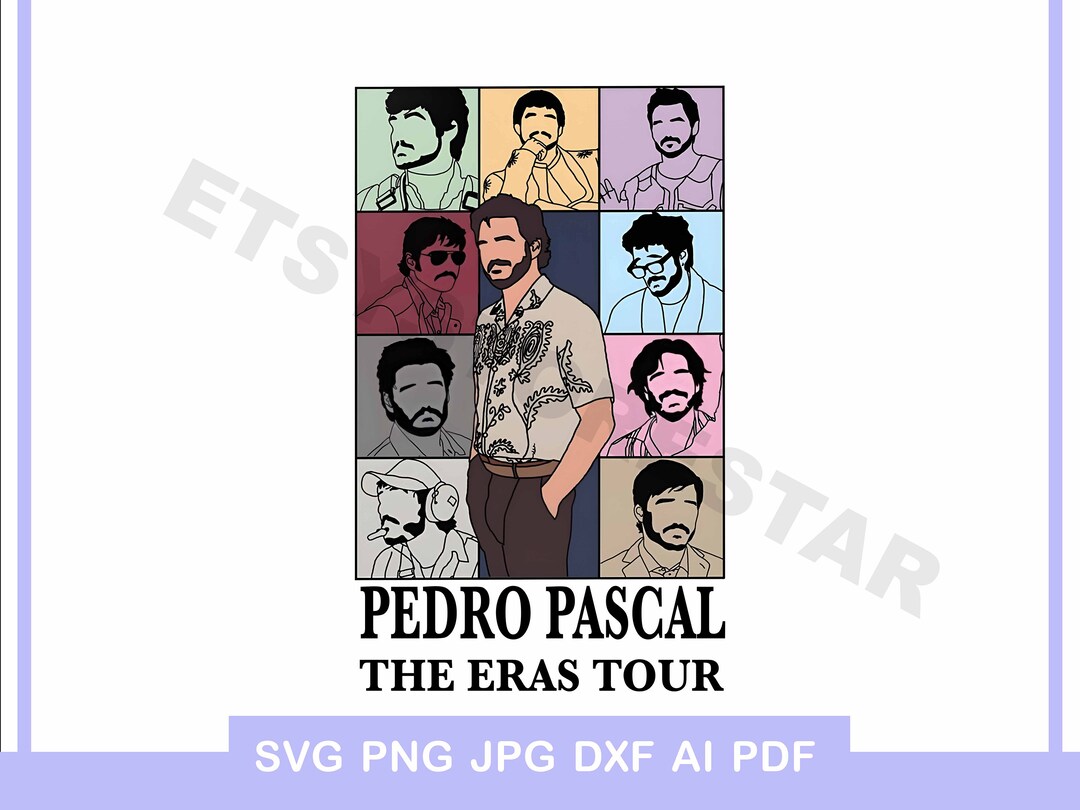 Pedro Pascal Digital Eras Tour Png Pedro Pascal Print Png Digital ...