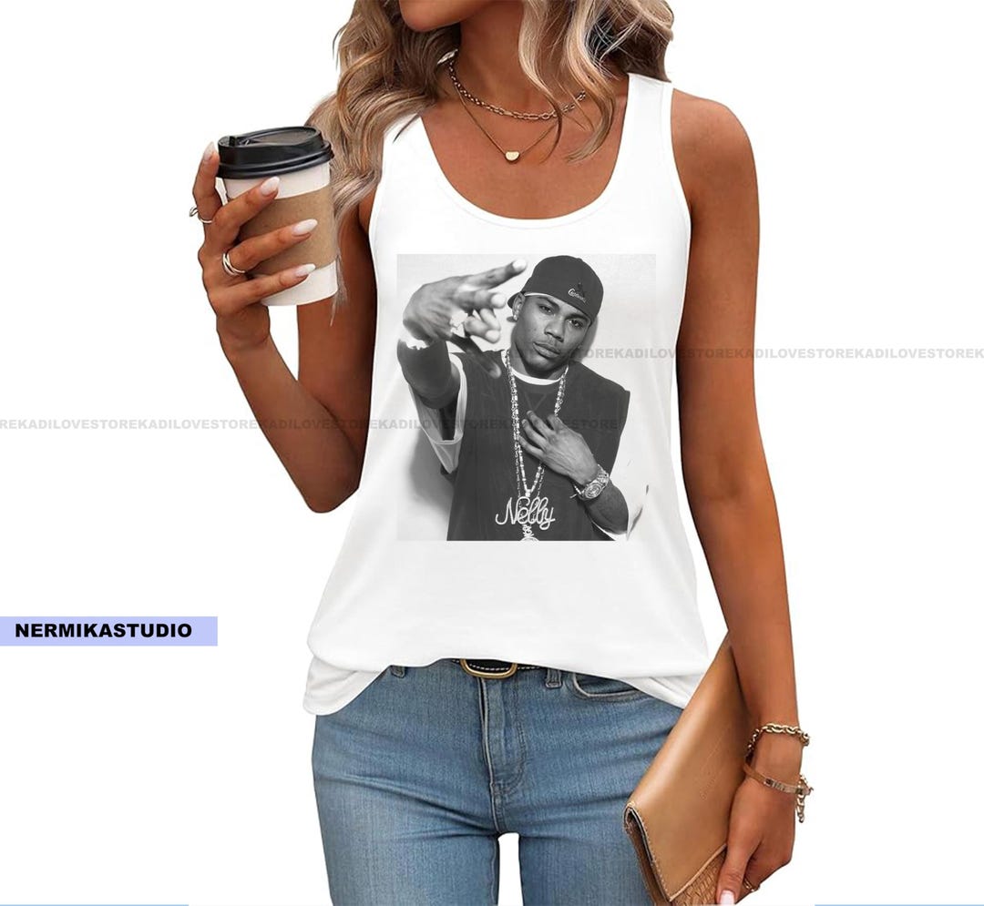 Nelly Tank Top Rapper Nelly Where is the Party at Shirt Print Nelly ...