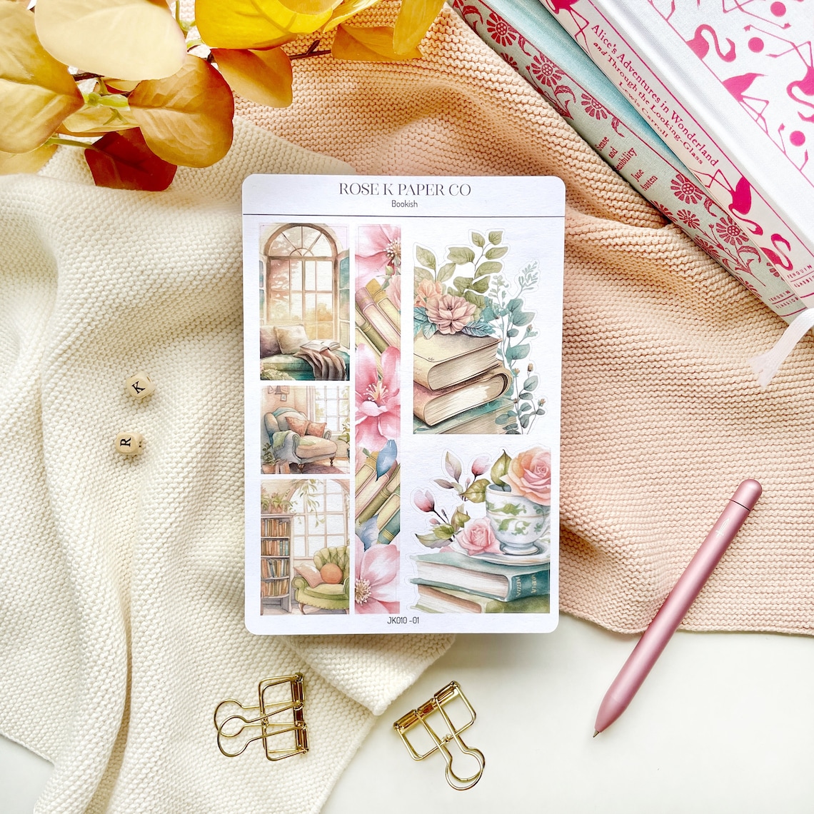 Bookish Reading Journal Printable Stickers for Your Planner, Hobonichi ...