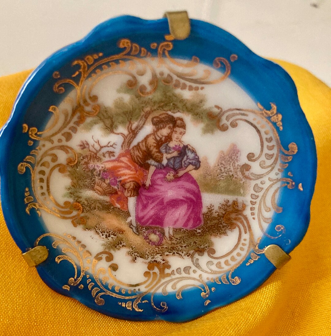 French Limoges Miniature Plate - Etsy