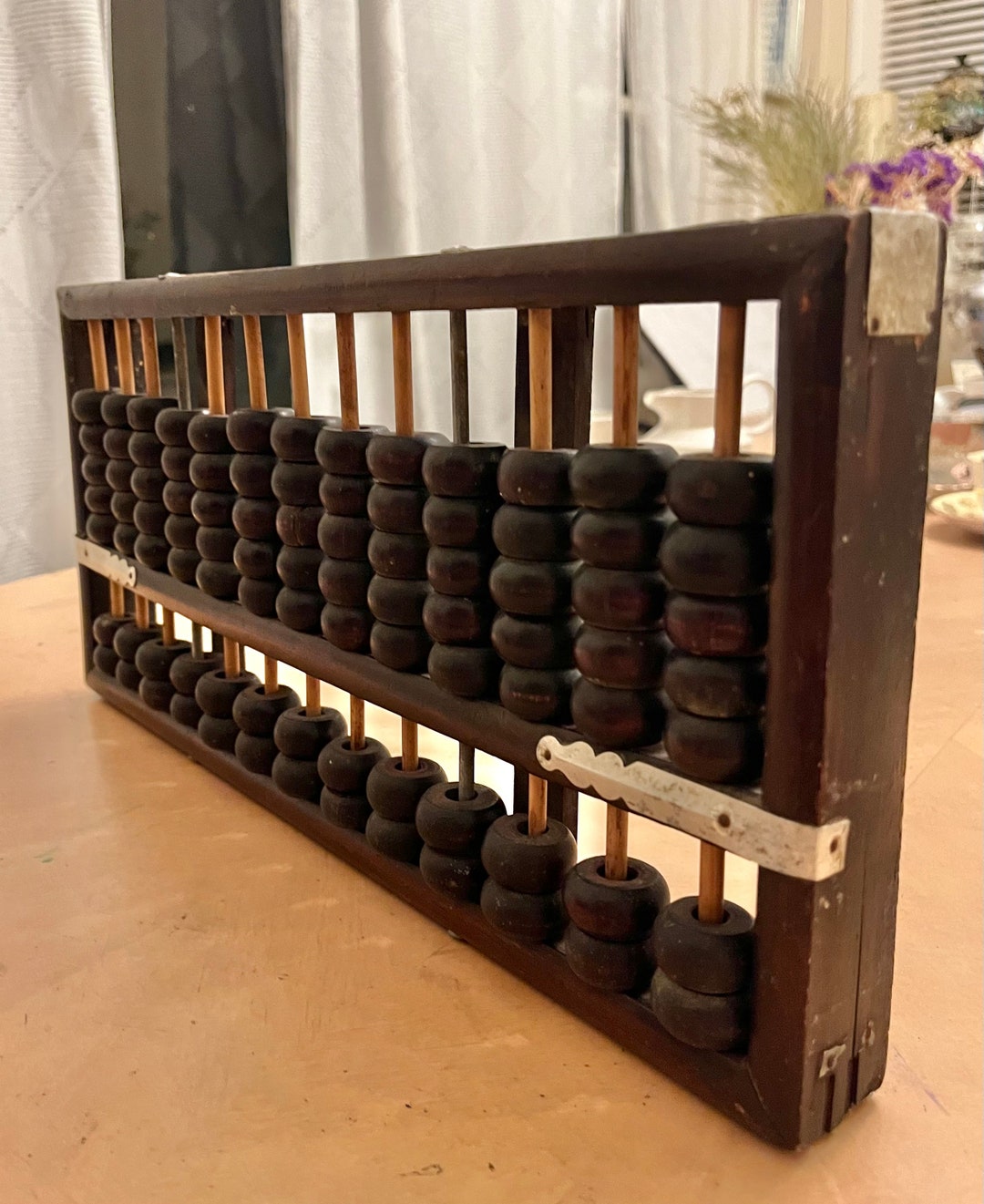 Redwood Abacus 13 Rods 91 Beads, Redwood Vintage Abacus - Etsy