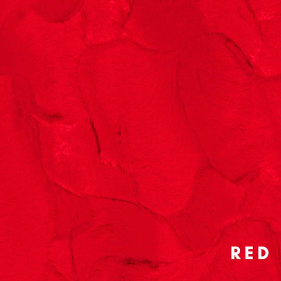 Red Hide Minky Cuddle Luxe Minky Fabric Cuddle Luxe Fabric Red Minky ...