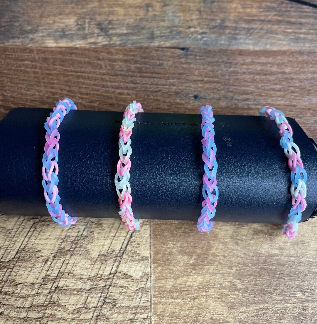 Custom Rainbow Loom Single Loop Bracelet - Etsy