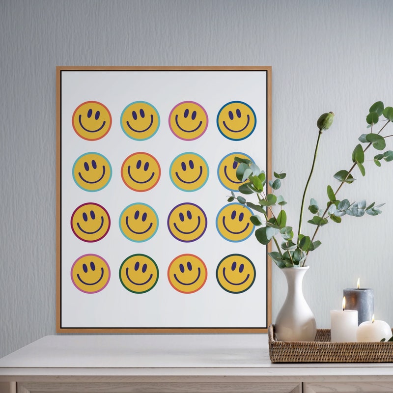 Yellow Smiley Face - Etsy