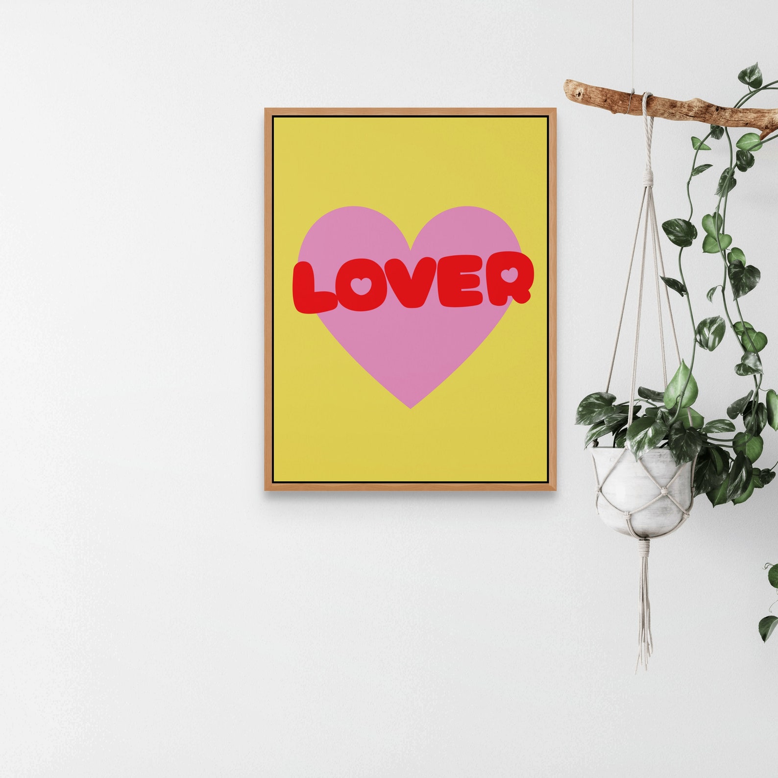 Lover Art Print, Love Heart Poster, Valentine's Day Decor, TS Lyric Art ...