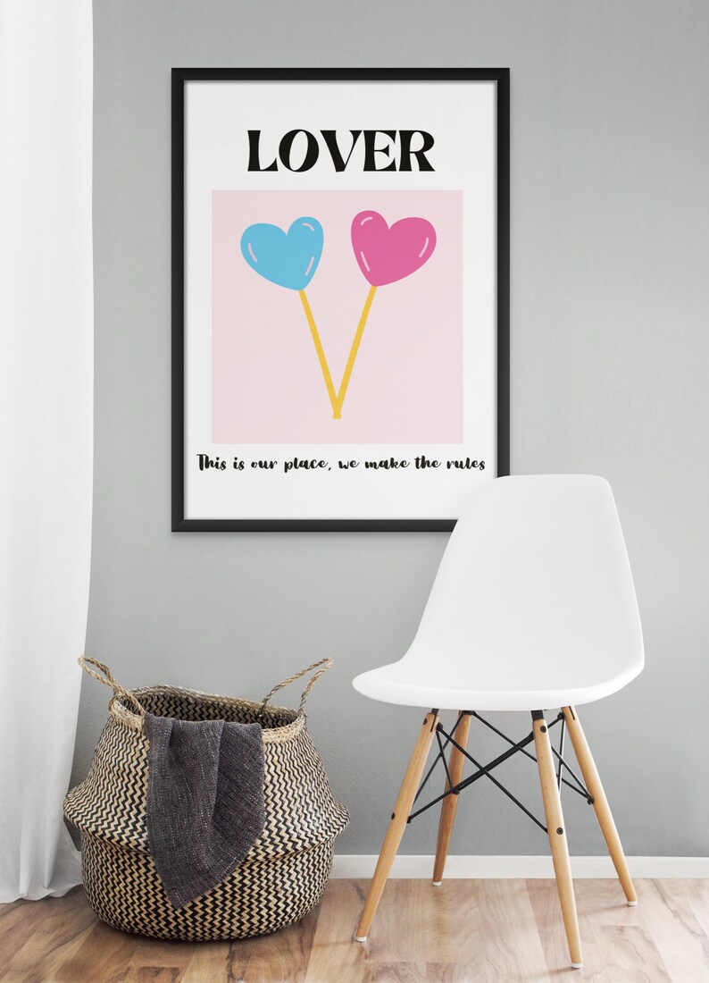 Taylor Swift Lyric Art Print, Lover Poster, This is Our Place We Make ...