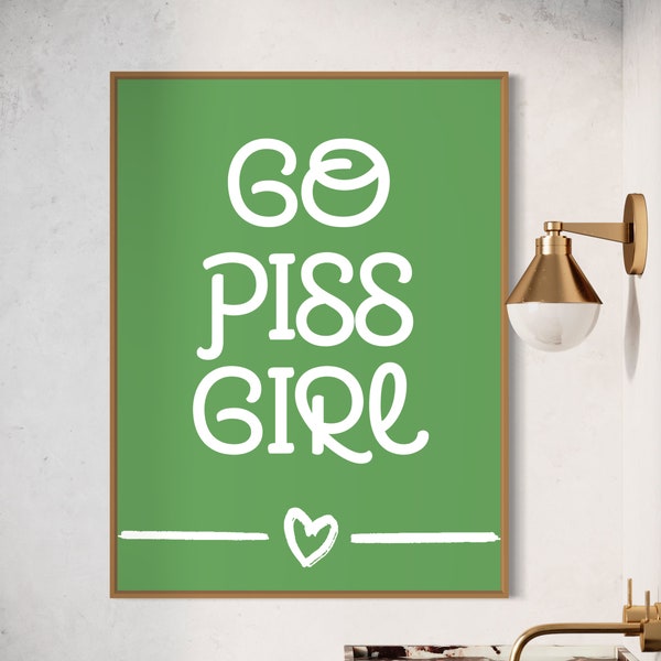 Go Piss Girl Etsy