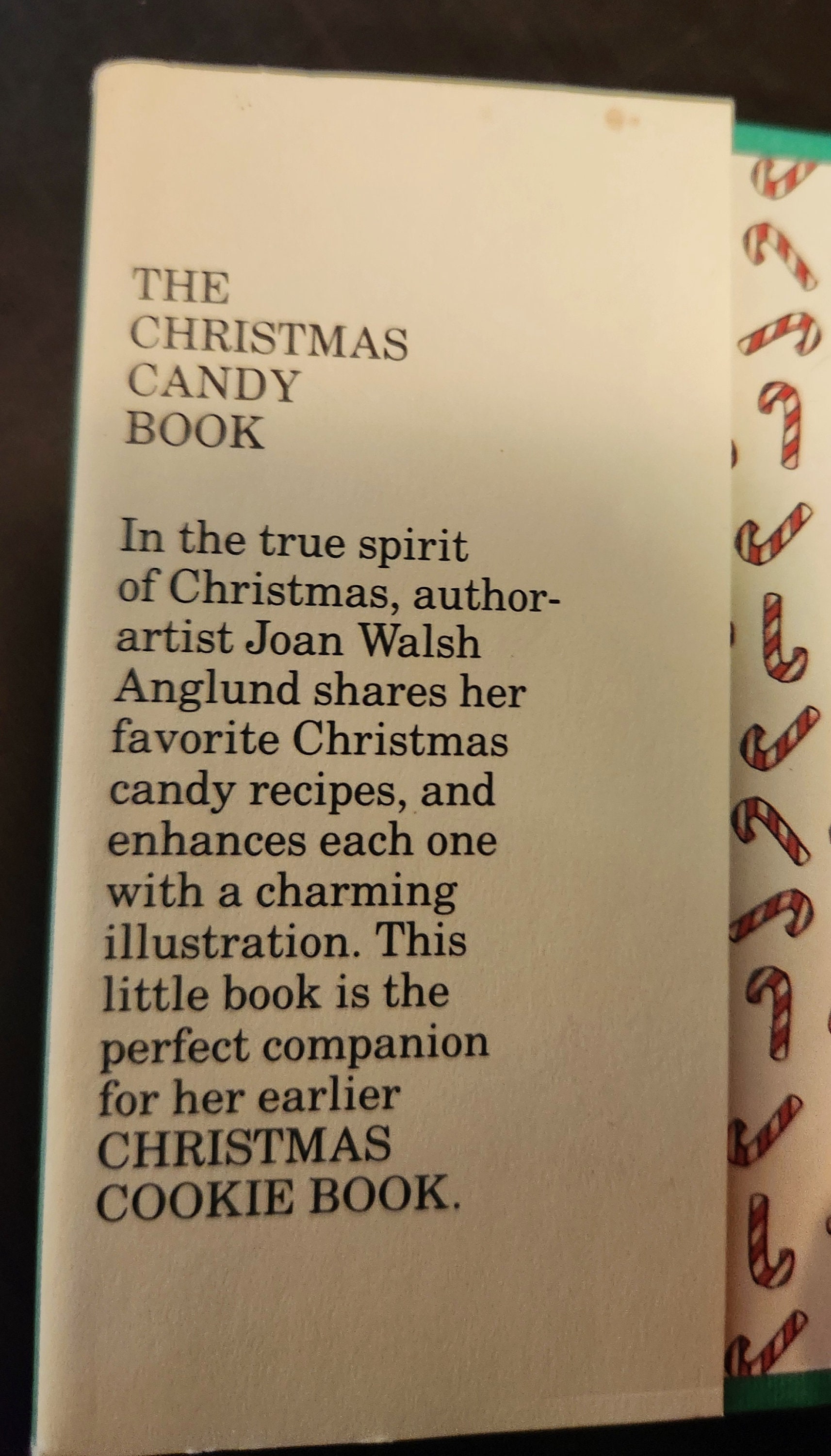 HTF Vintage Joan Walsh Anglund Christmas Candy Book - Etsy