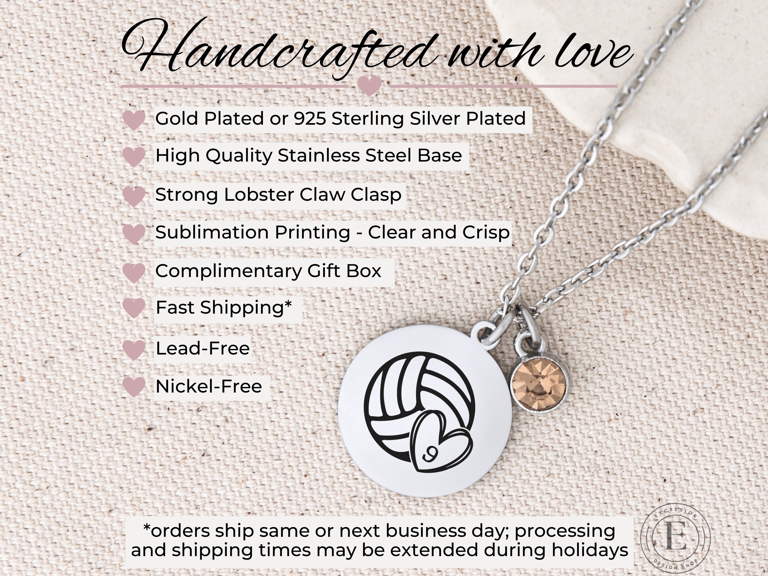 Volleyball Player Necklace Custom Volleyball Jewelry Personalized ...