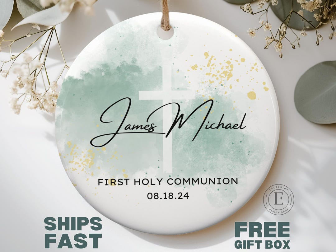 Personalized First Communion Ornament Custom First Communion Gift First ...