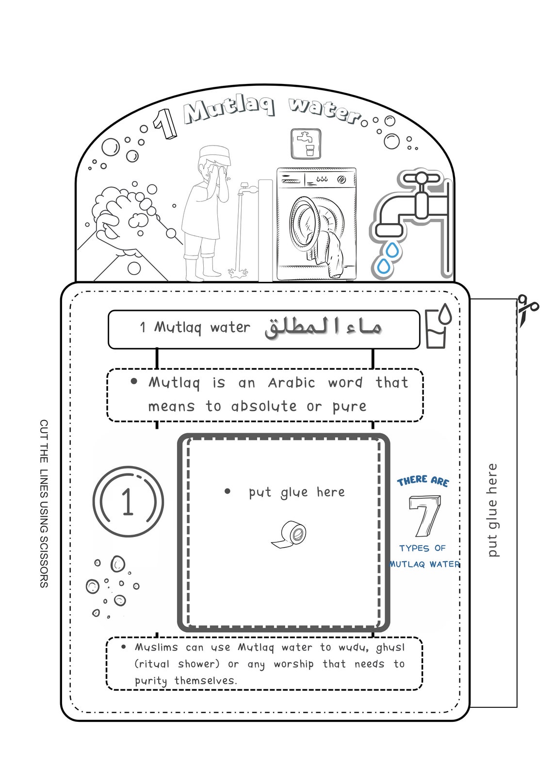 Water in Fiqh Islam for Kid, Islamic Activity, Islamic Worksheets ...