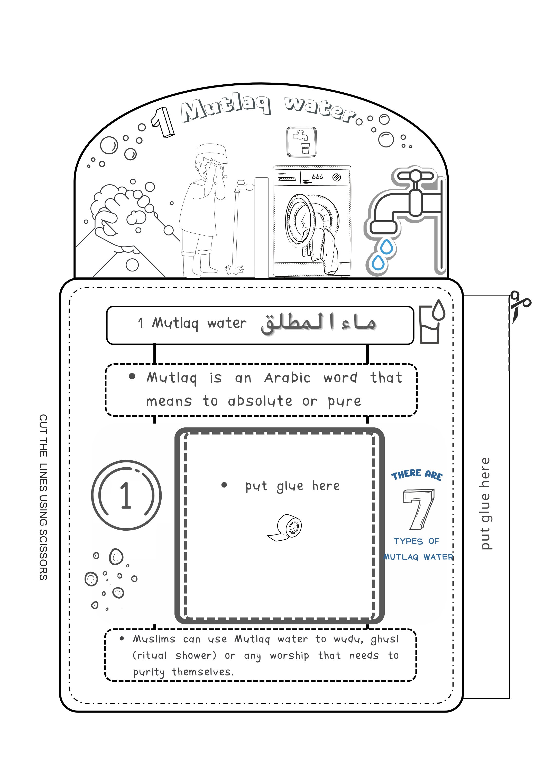 Water in Fiqh Islam for Kid, Islamic Activity, Islamic Worksheets ...