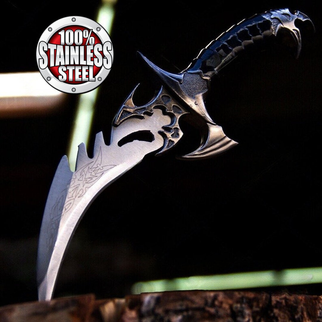 2pc Fantasy Claw Knife Twin Fixed Blade Dagger Set Draco With - Etsy