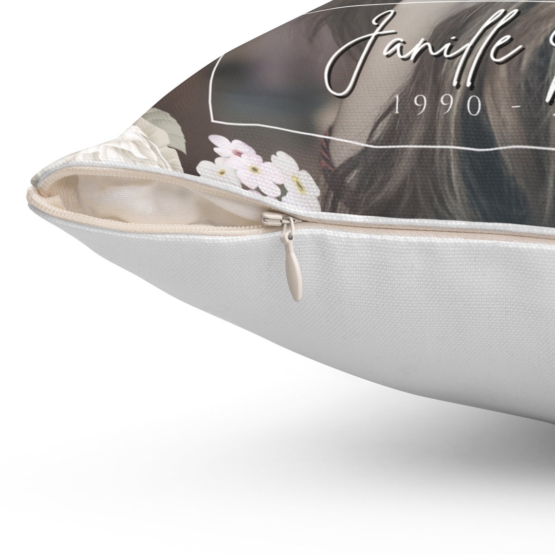 Personalized Photo Memorial Pillow, Bereavement Gift, in Loving Memory ...