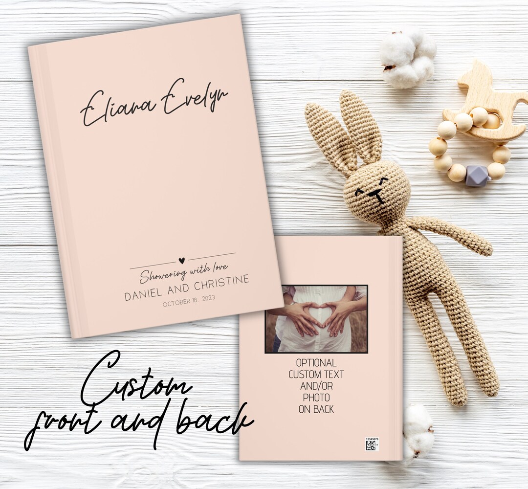 Baby Blessing, Baby Shower Notebook, Baby Guest Book, Advice for ...