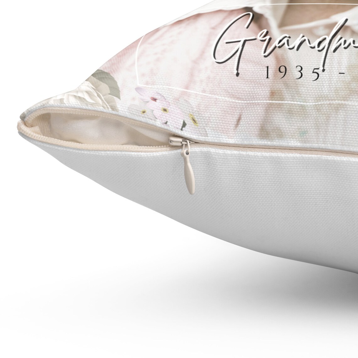 Personalized Photo Memorial Pillow, Bereavement Gift, in Loving Memory ...