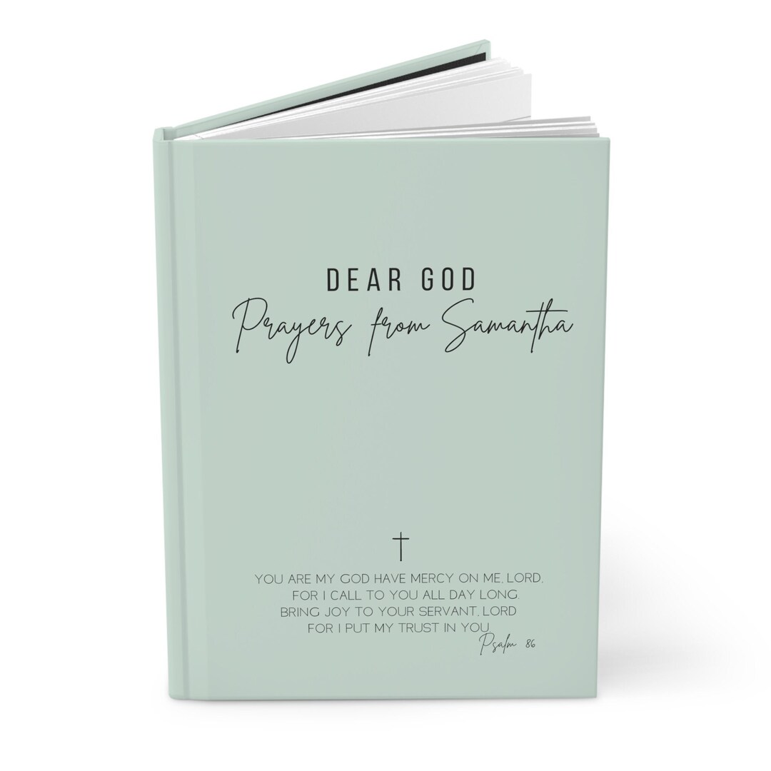 Devotional Journal, Personalized Prayer Journal, Christian Gift for Her ...