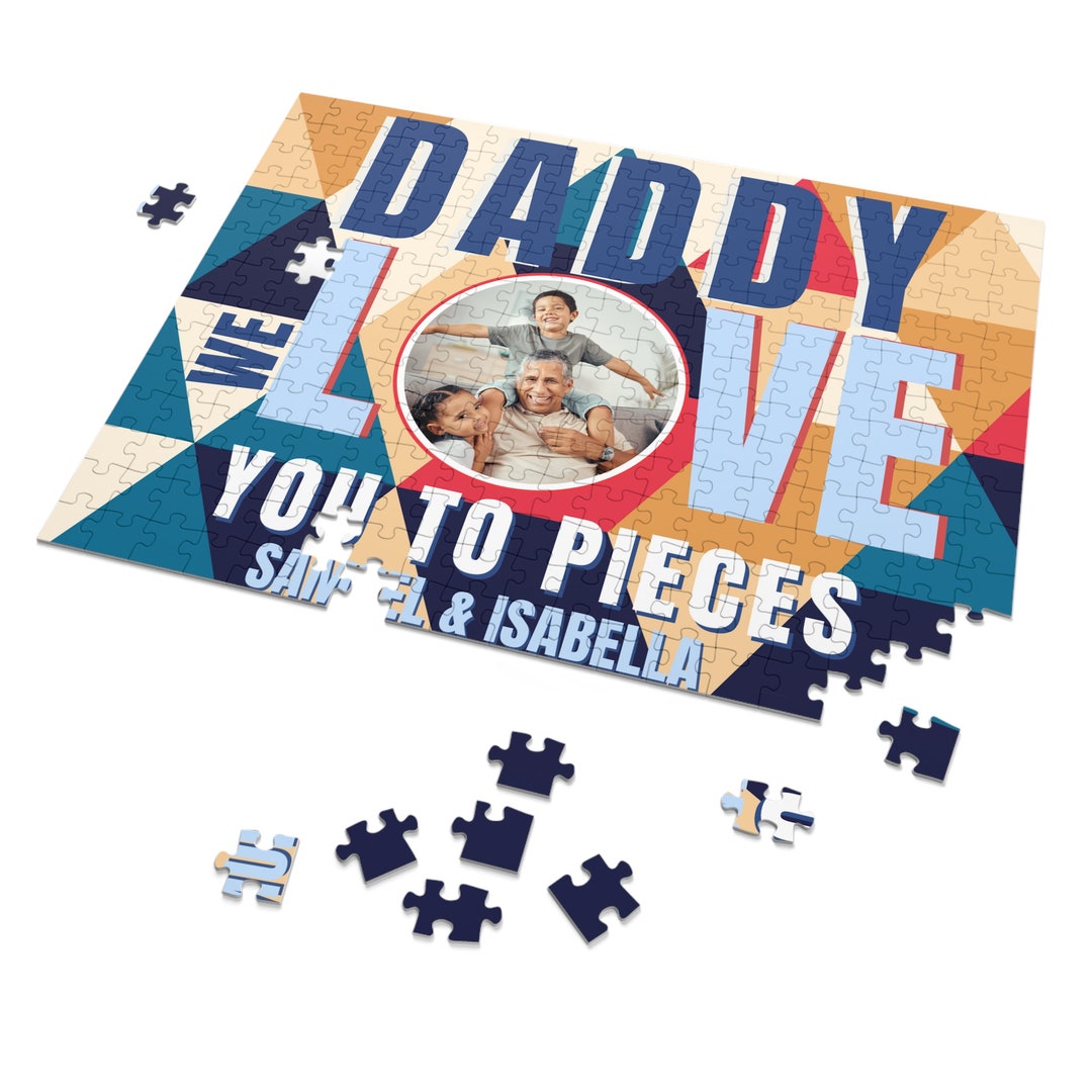Custom Puzzle From Photo, Dad Puzzle, Personalized Puzzle, First ...