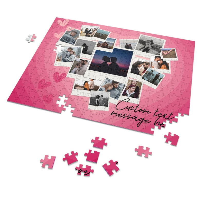 Custom Valentine Jigsaw Photo Puzzle, Personalized Puzzle, 1000 Piece ...