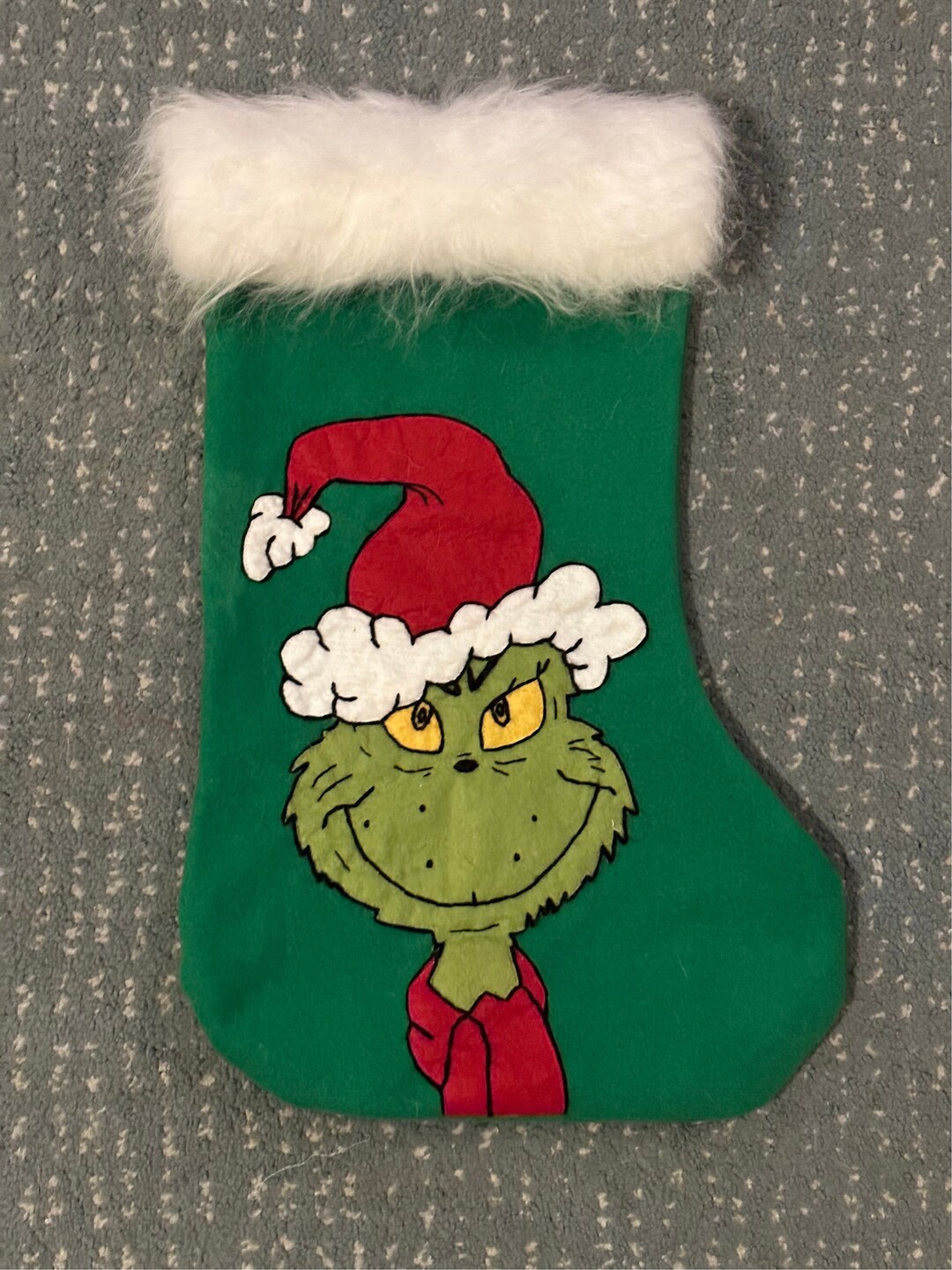 The Grinch the Grinch Christmas Stocking - Etsy