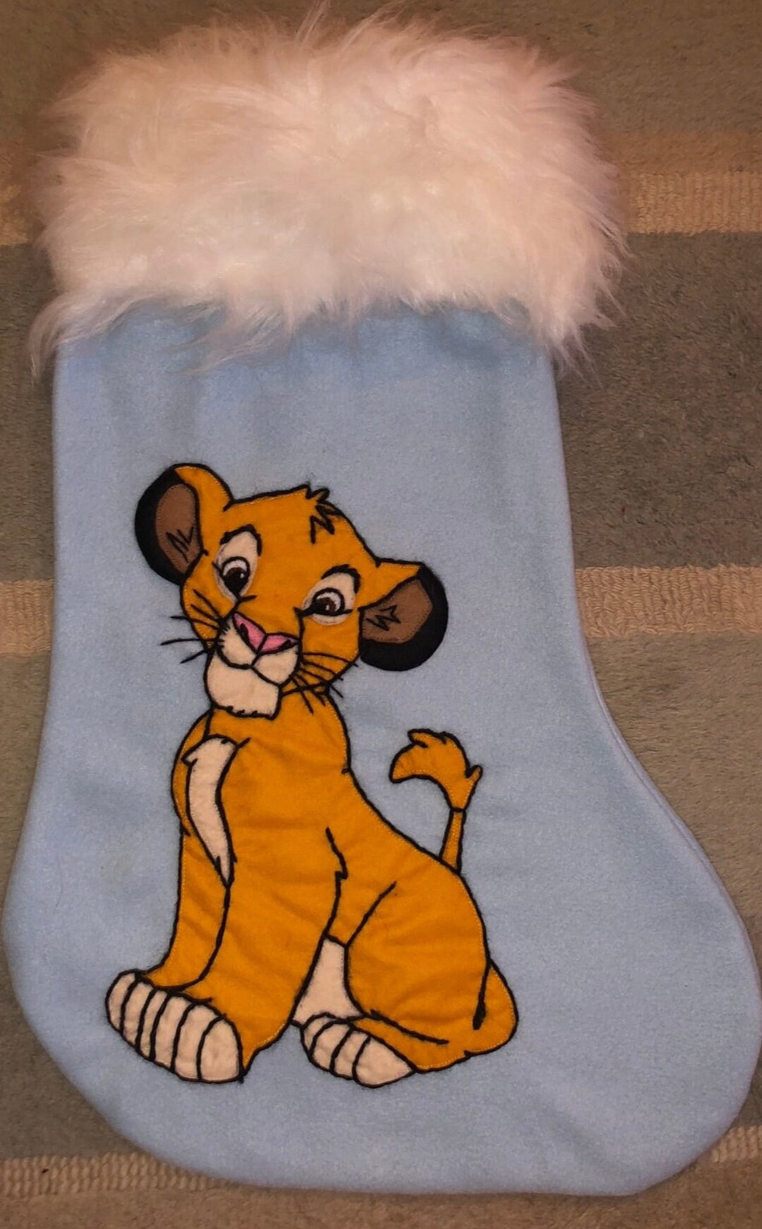 Simba lion King Christmas Stocking - Etsy