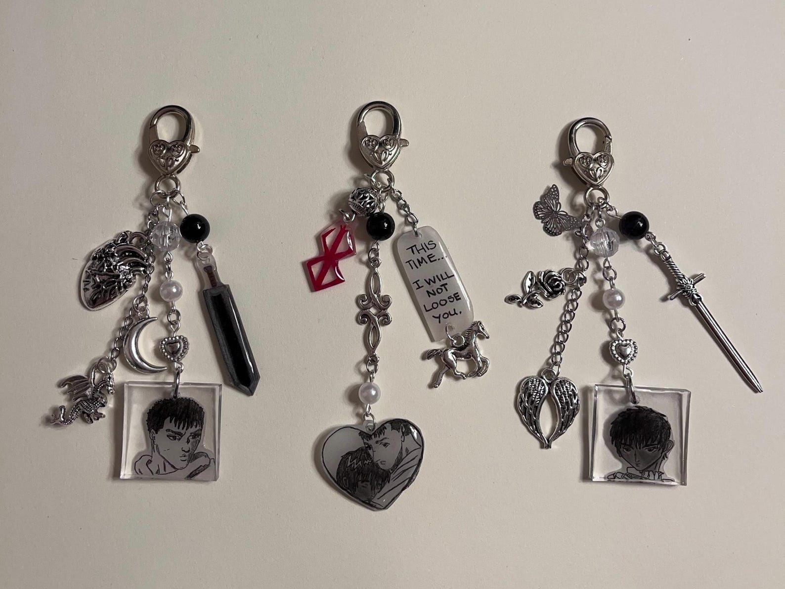 Berserk Keychain Cute, Aesthetic, and Flow-y Keychain - Etsy